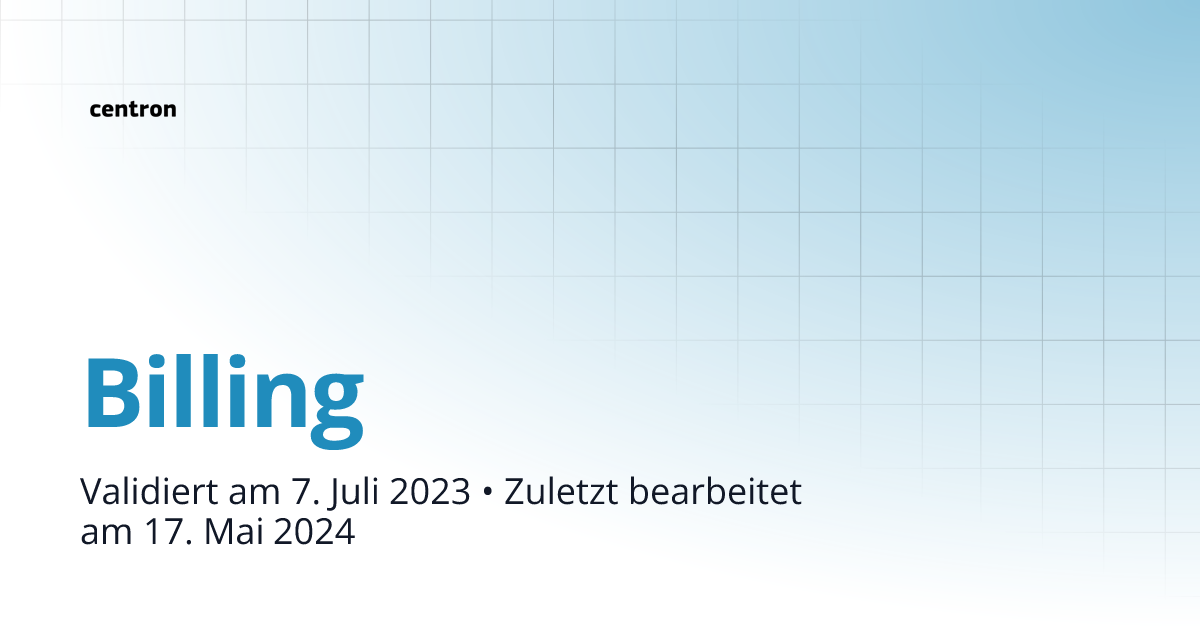 Billing | Platform Overview